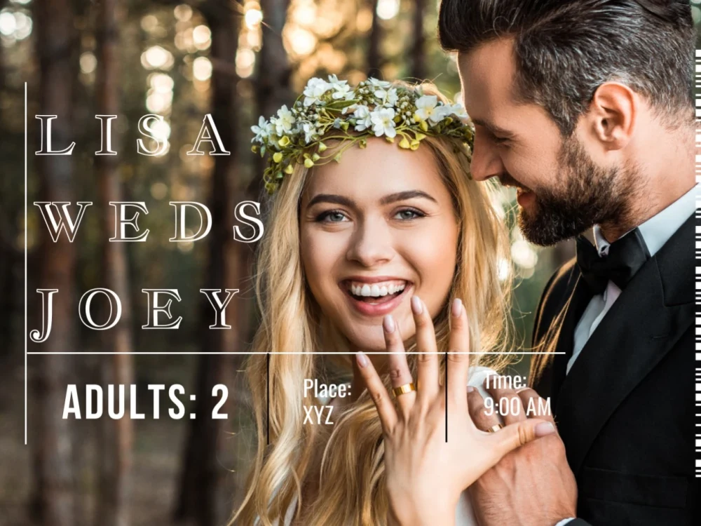 A fantastic and new type of wedding invitation. | Upwork