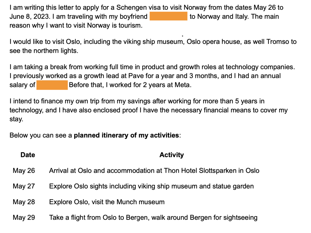 Full support for Schengen Visa application and bookings | Upwork