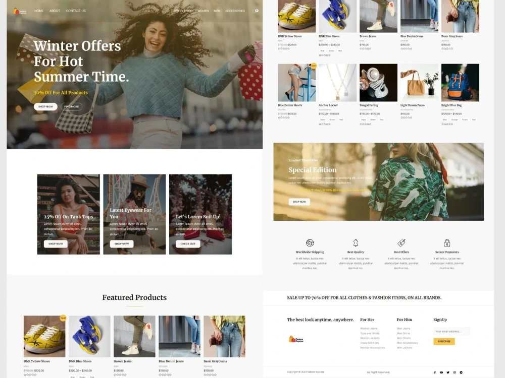 Build your e-commerce website store design with wordpress woocommerce ...