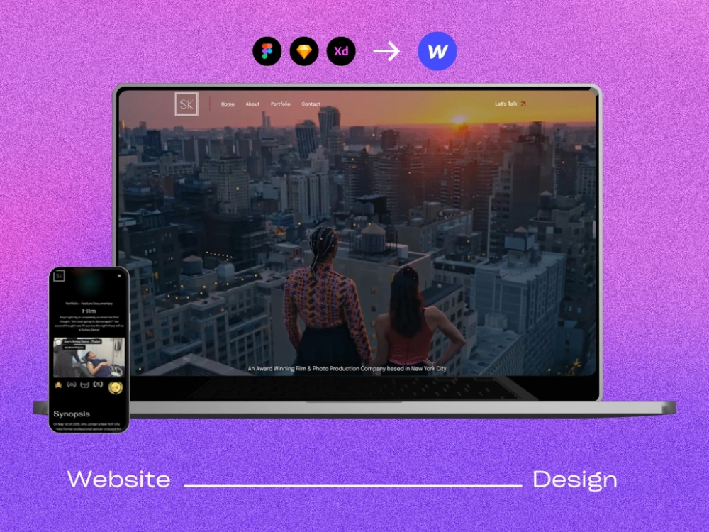 A fantastic Webflow responsive website from a Figma design | Upwork