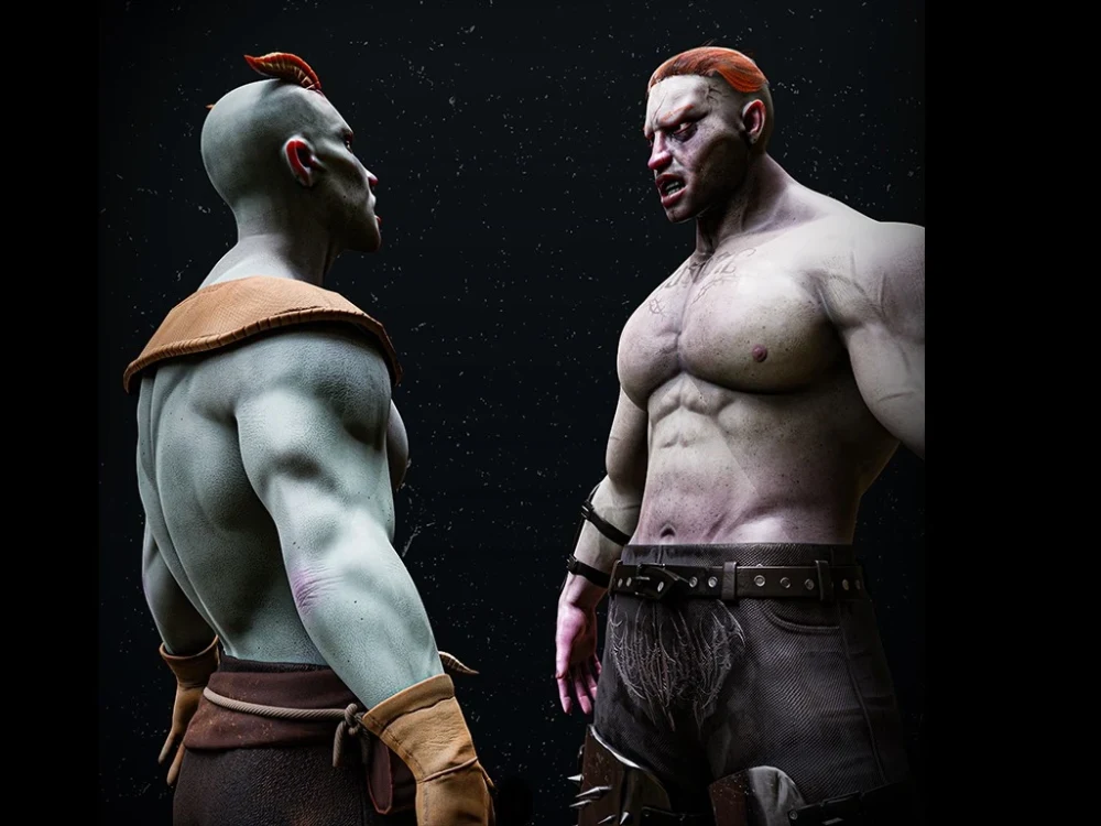 A high-quality 3D character model with rigging (Game/Render Ready) | Upwork