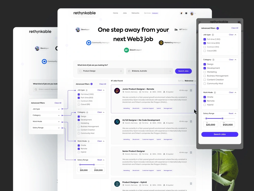 A responsive website design for web and mobile use cases. | Upwork