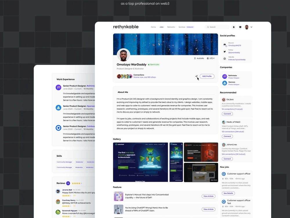 A responsive website design for web and mobile use cases. | Upwork