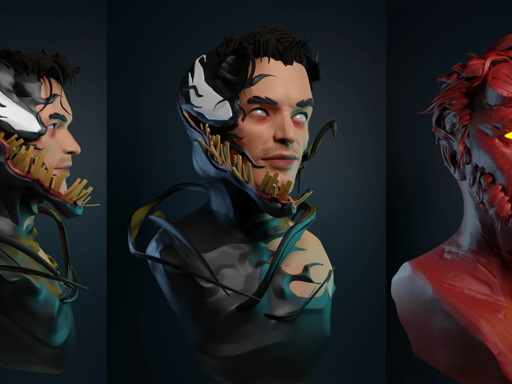 Model, rig and texture your low poly 3d character | Upwork