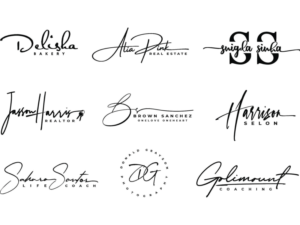 Handwritten logo Design, Signature | Upwork