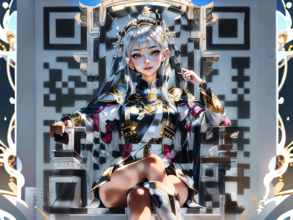 A custom ai QR code art, generated with Stable Diffusion | Upwork