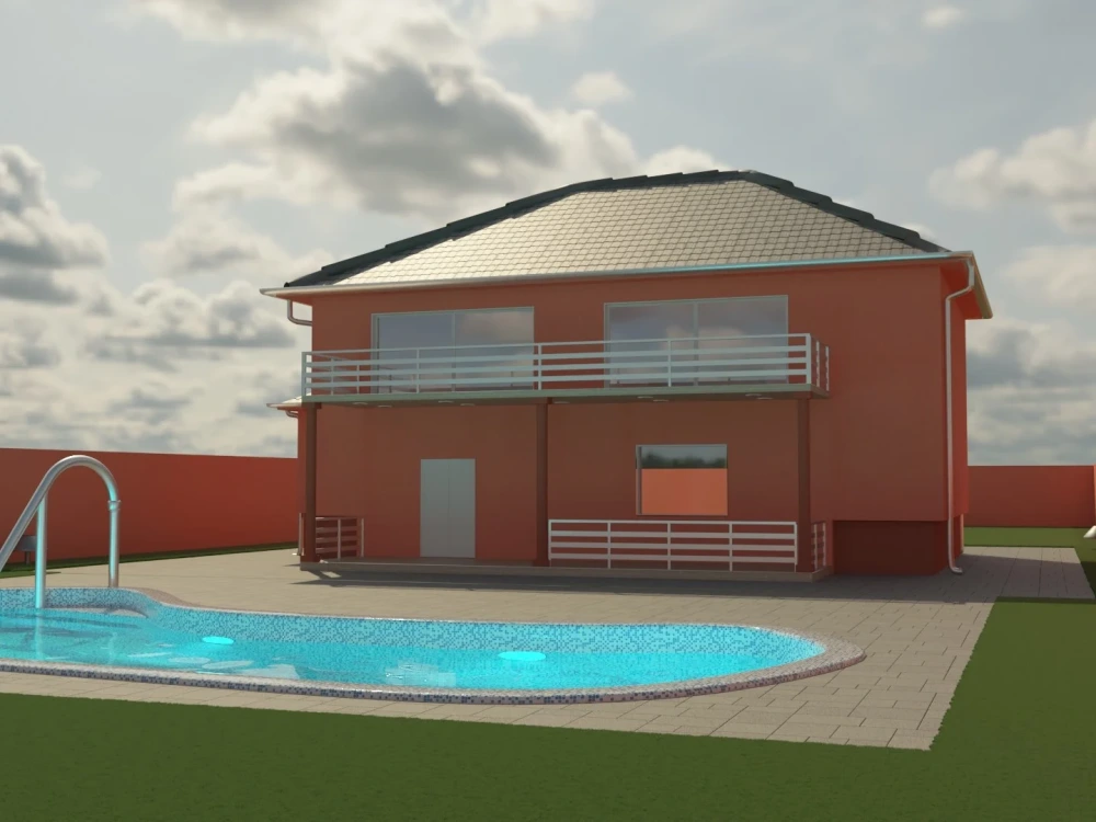 A realistic design of the house in 3D | Upwork