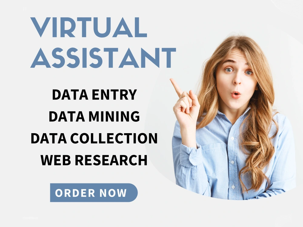 Data entry, web research, typing, copy paste & virtual assistant | Upwork