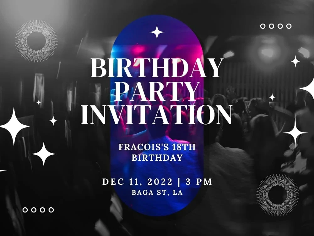 Eloquent Invitation Card for any occasion | Upwork