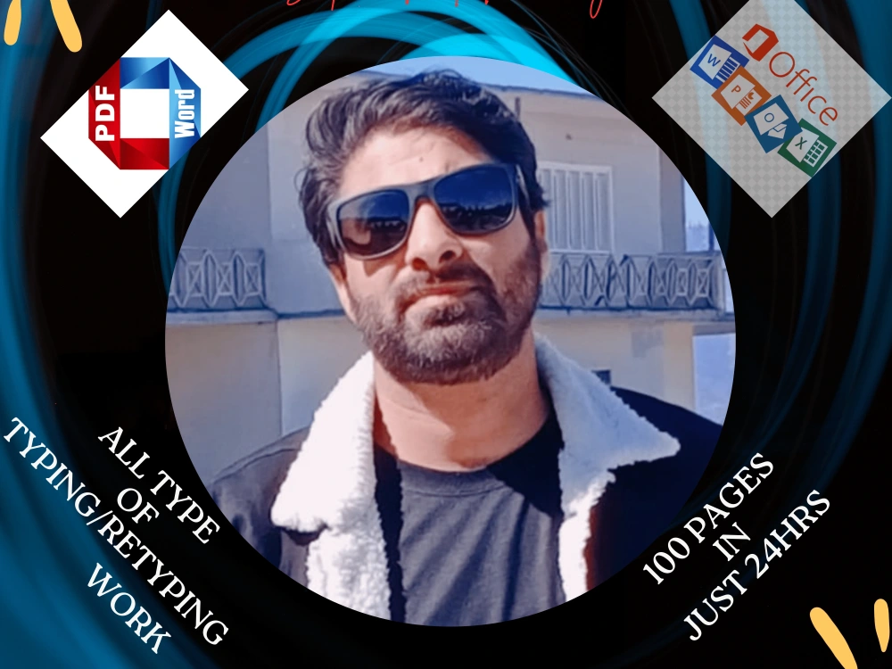 Fast data entry typing retyping of scanned docs and converting pdf to word | Upwork