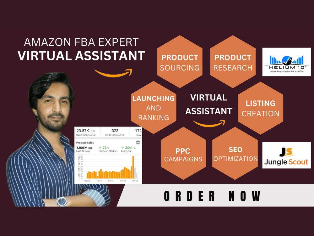 Expert amazon fba virtual assistant for amazon pl account manager | Upwork