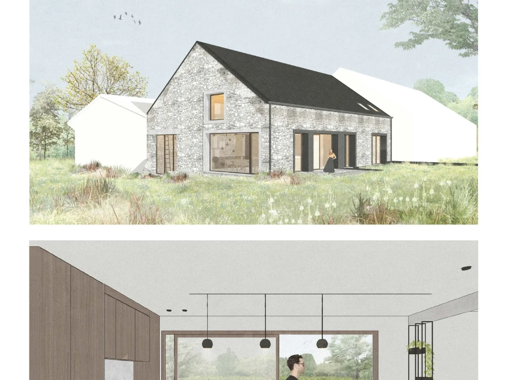 A collage rendering for architecture and interior design | Upwork