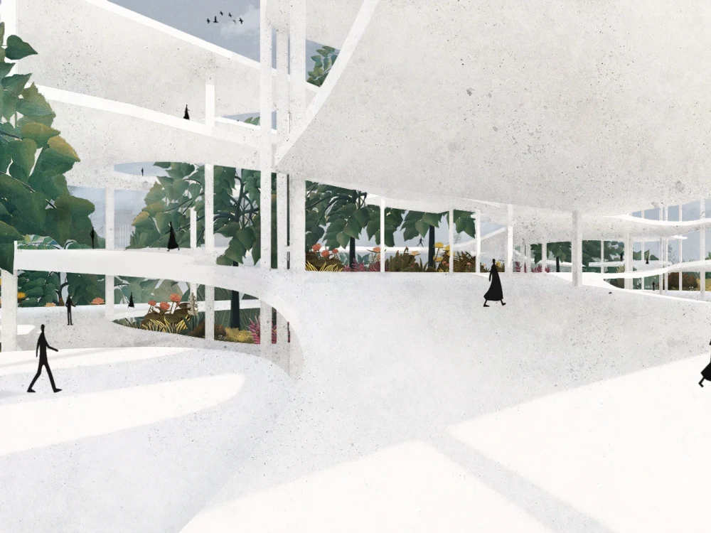 A collage rendering for architecture and interior design | Upwork