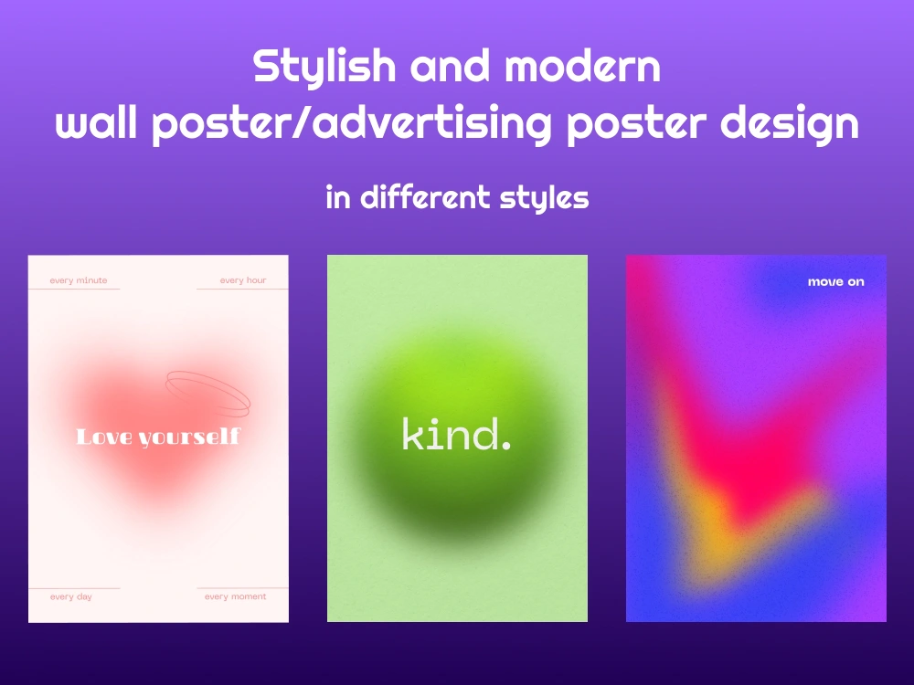 A print ready stylish poster design in figma | Upwork