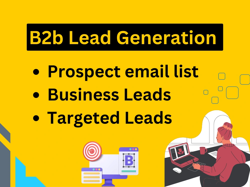 B2b lead generation service with 100 leads | Upwork