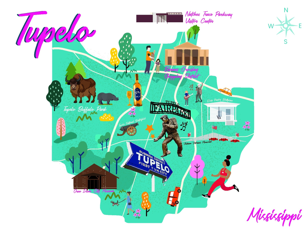 Design and illustrate a map graphic | Upwork