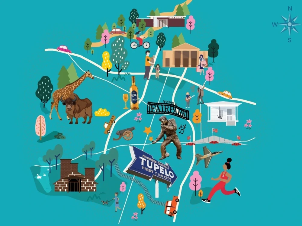 Design and illustrate a map graphic | Upwork