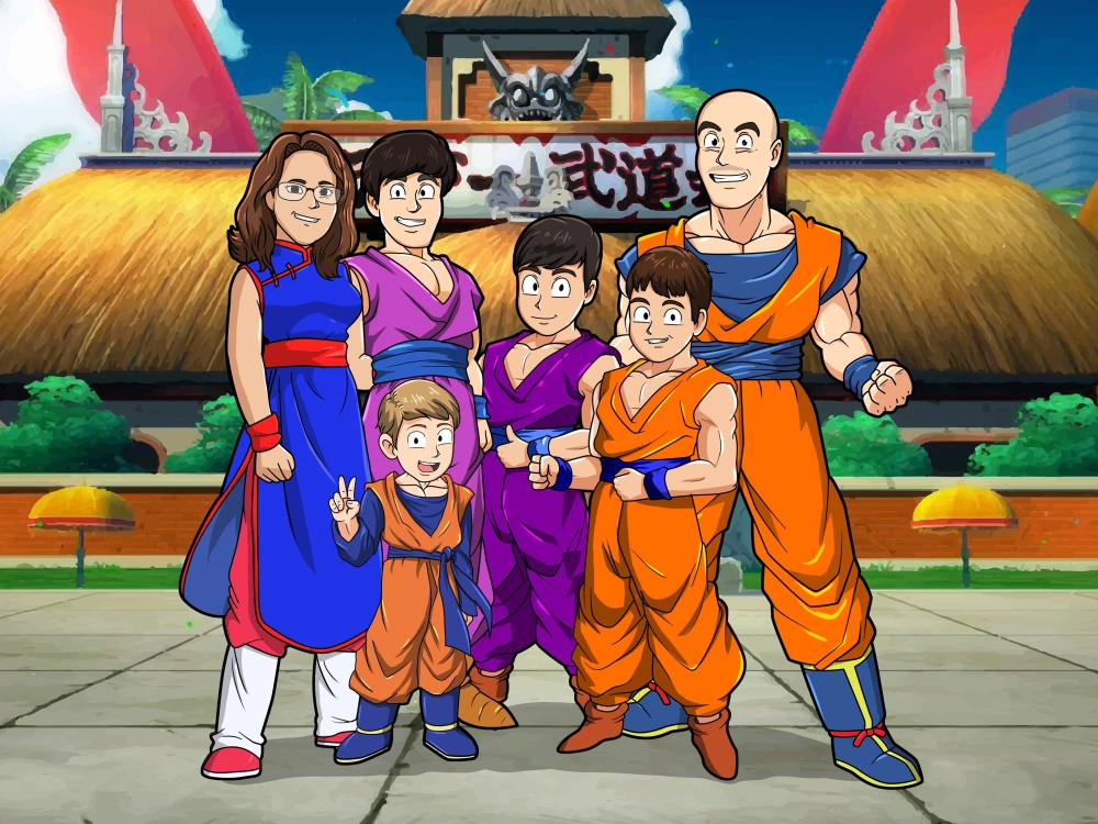 Dragon Ball personalized portrait | Upwork
