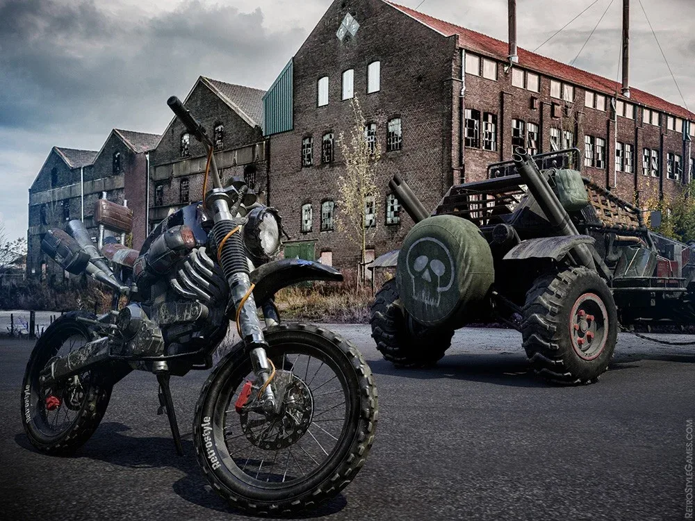 Concept and Modeling for survival, apocalypse, zombie game vehicle ...
