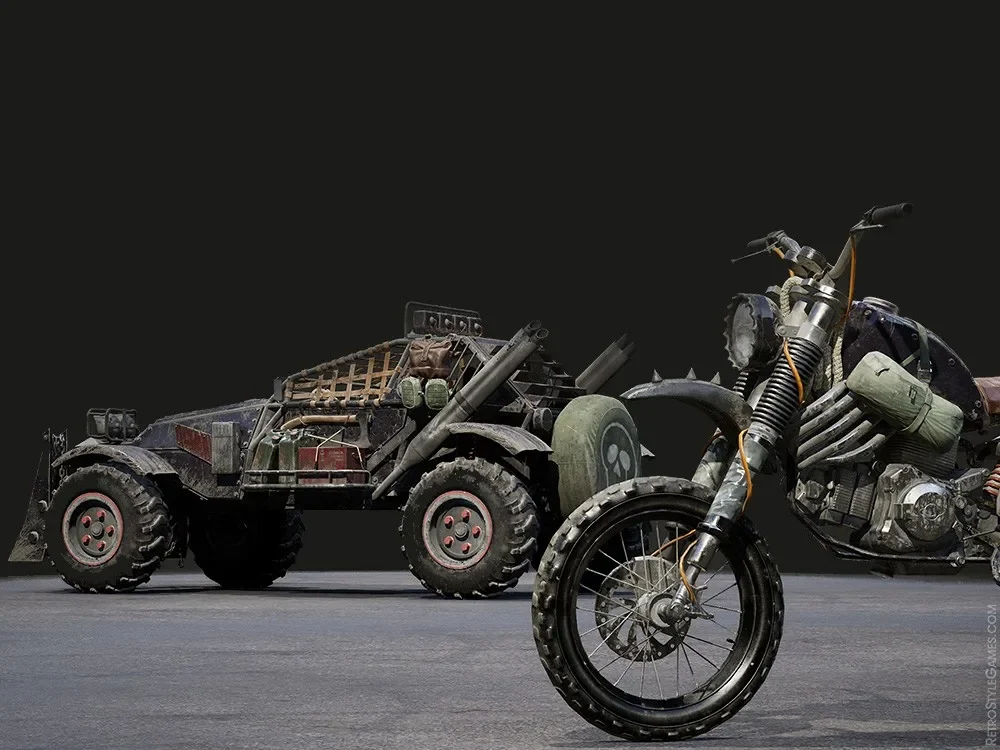 Concept and Modeling for survival, apocalypse, zombie game vehicle ...
