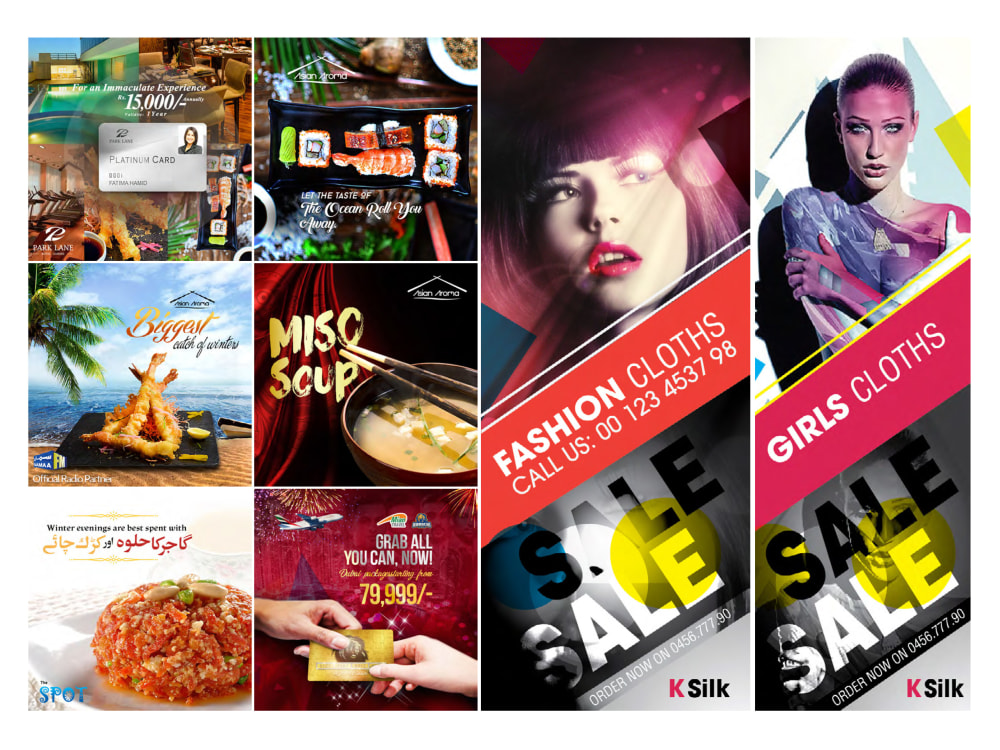 Creative social media posts, banners & Ads design to grab more audience ...