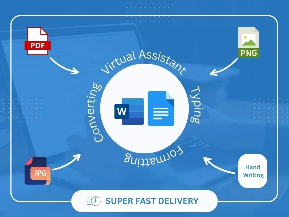 MS Word Typing, Formatting and Converting PDF or any file to MS Word | Upwork