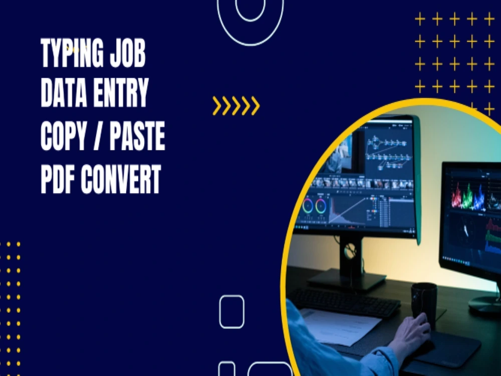 Data Entry, Typing Job, Copy Paste, PDF Convert to MS Word | Upwork
