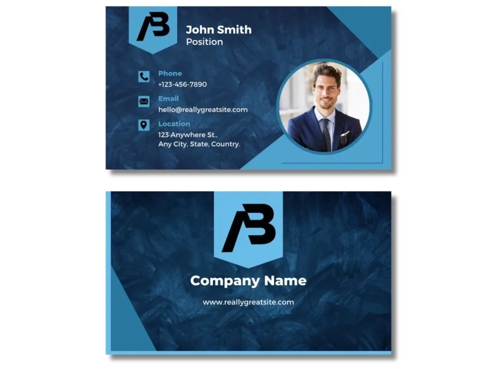 A print ready business card. | Upwork