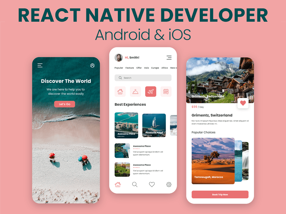 Cross-Platform Android & iOS React Native App | Upwork Cross-Platform Android & iOS React Native App | Upwork