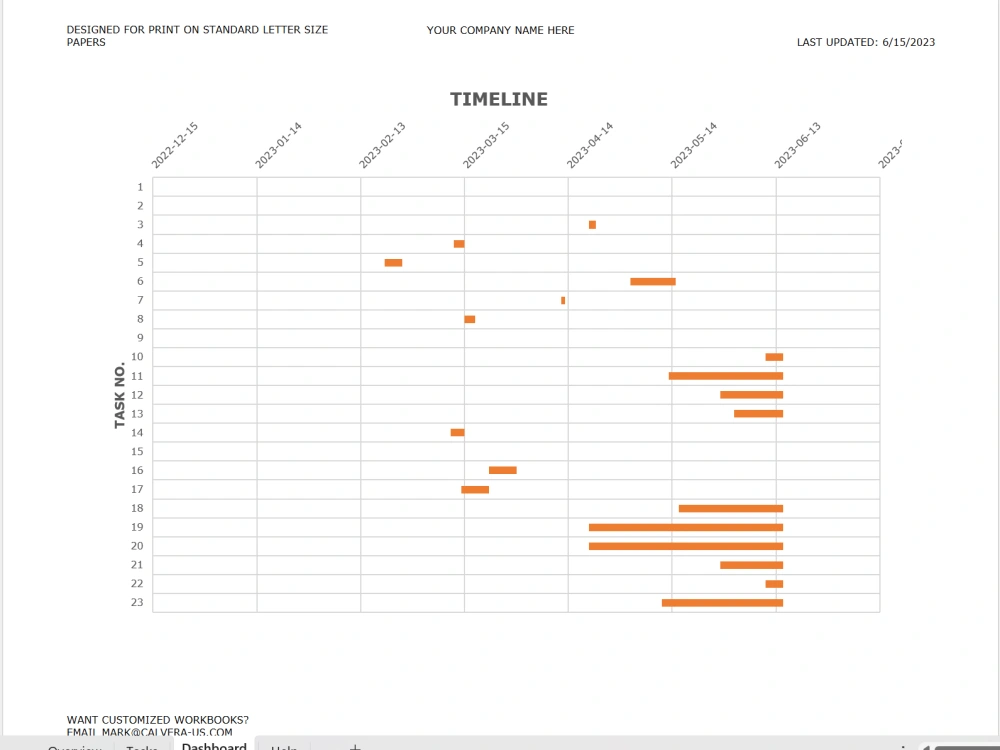 A task management excel template that does all the work for you | Upwork