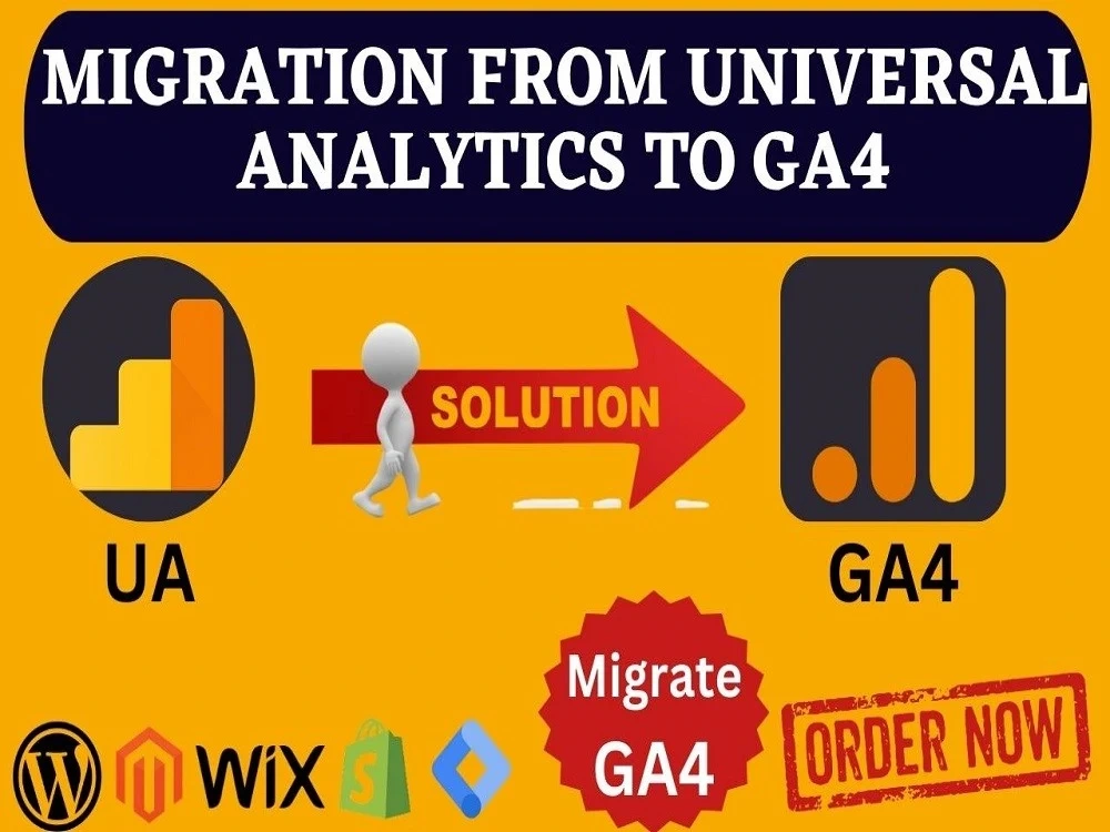 GA4 migration to Universal Analytics (UA), GA4 e-commerce tracking with GTM | Upwork