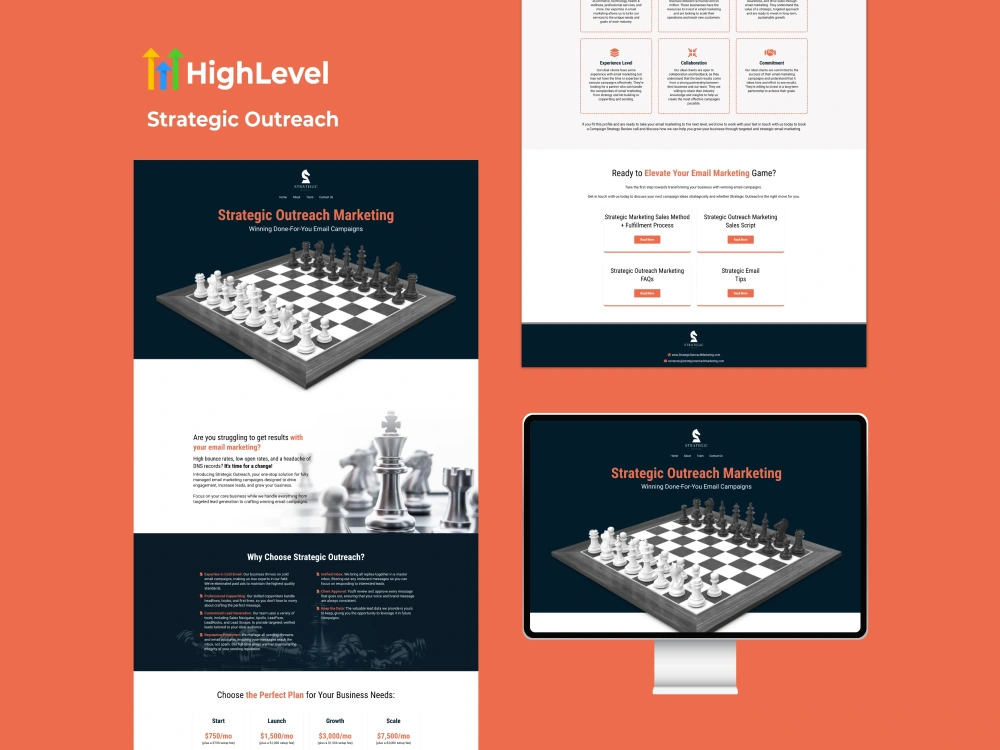 A fantastic design for your GoHighLevel funnel and website | Upwork