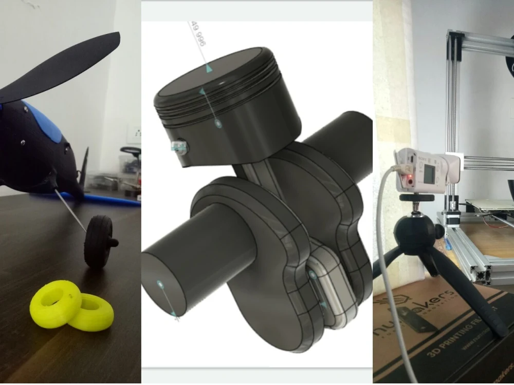 A 2D/3D model and drafting and Engineering components model with ...