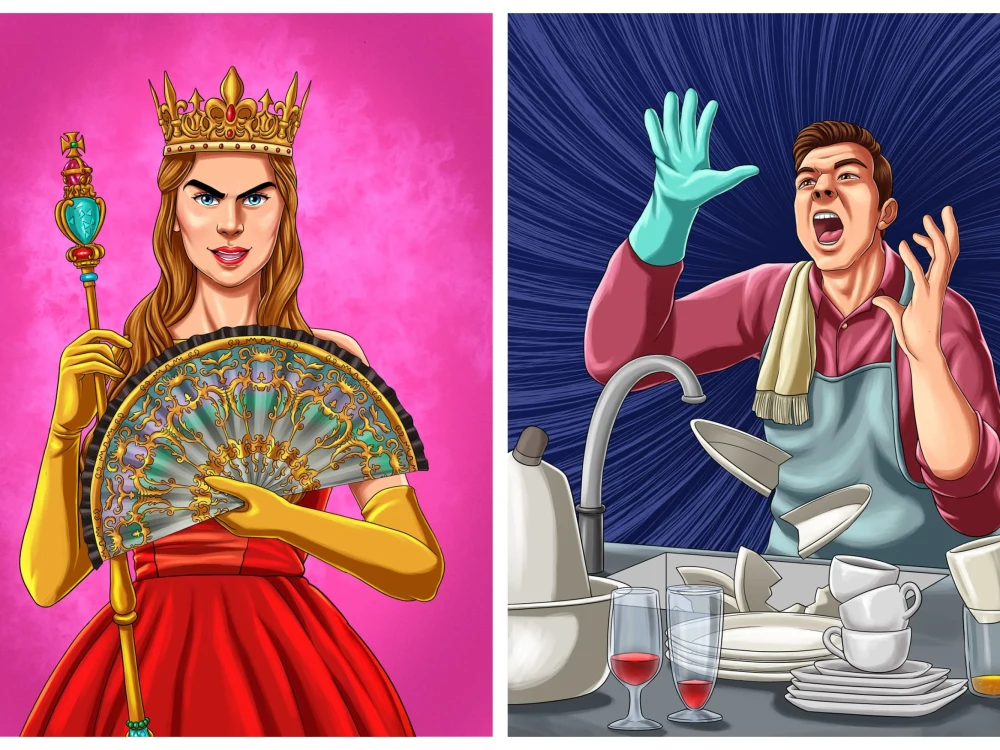 Digital cartoon character illustration | Upwork