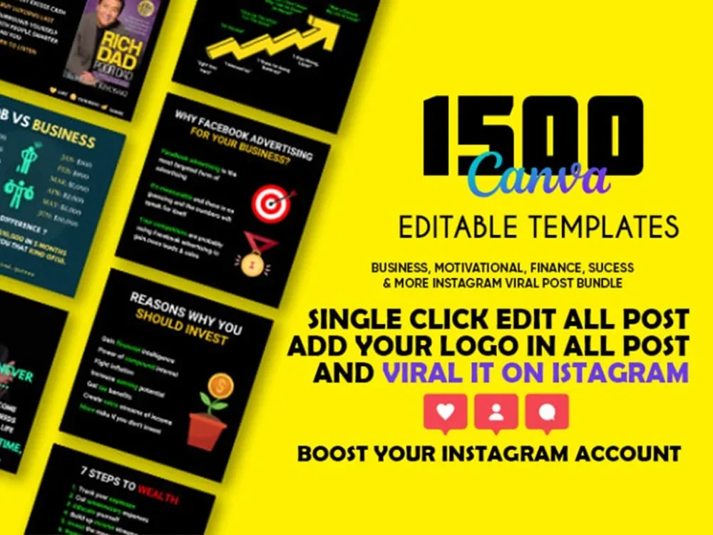 Design 1500 motivational, informative Instagram viral posts | Upwork