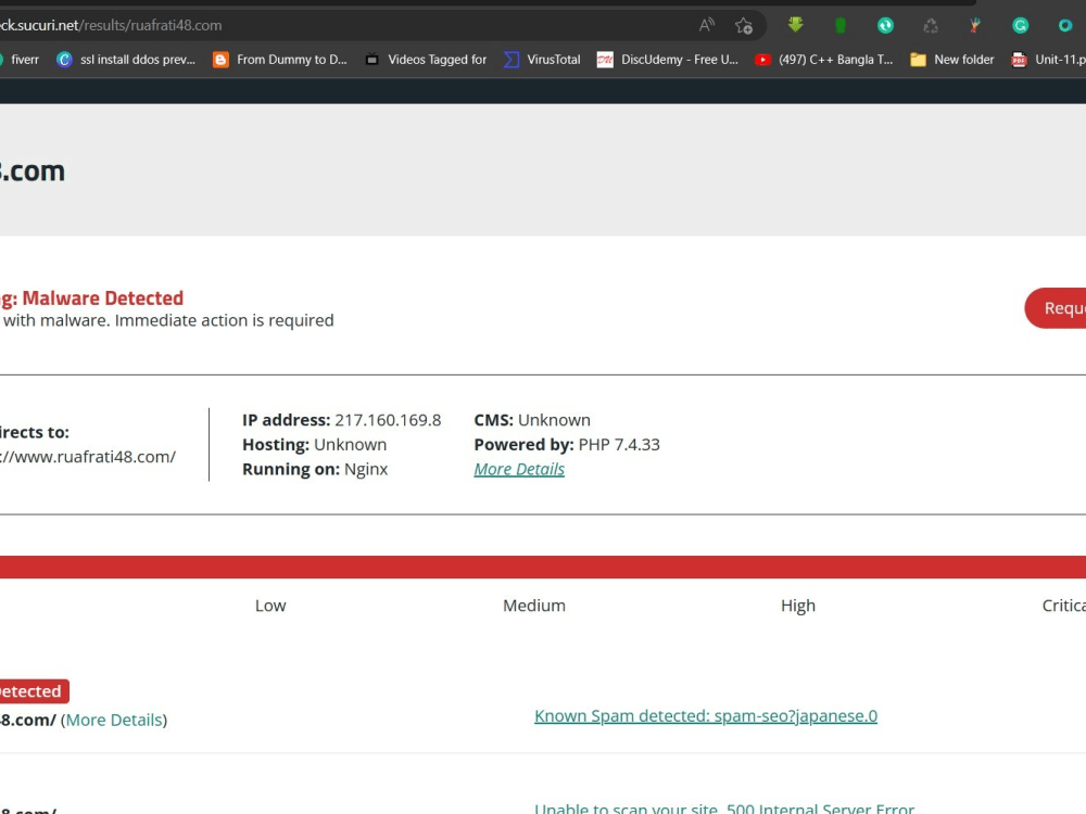 Wordpress malware removal and security and cpanel cleanup service | Upwork