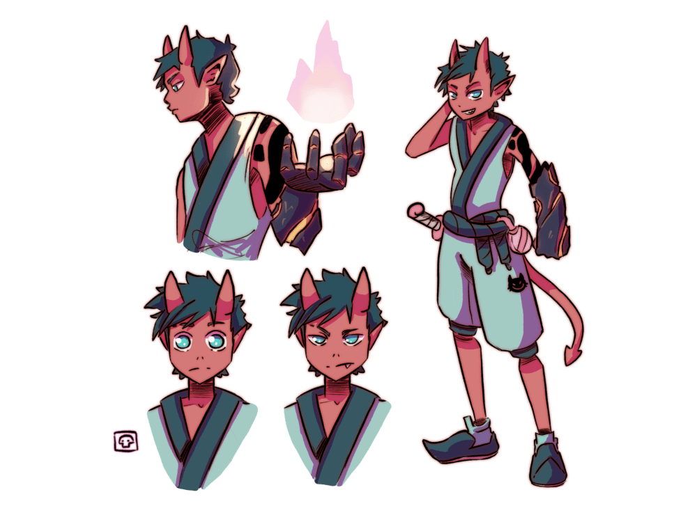 High quality 2D character design sheet | Upwork