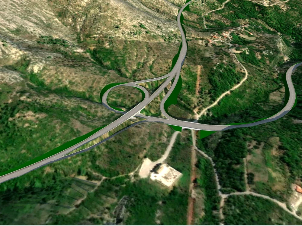 3d model of roads using Civil3d Infraworks ORD conceptsation and Lumen ...