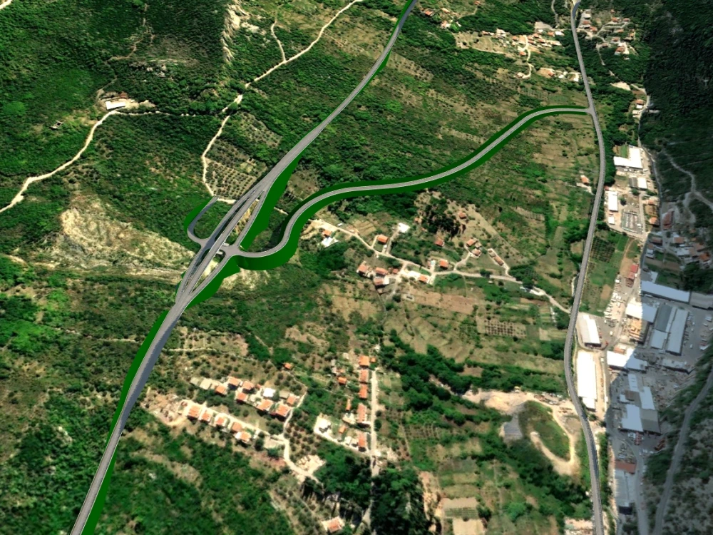 3d model of roads using Civil3d Infraworks ORD conceptsation and Lumen ...