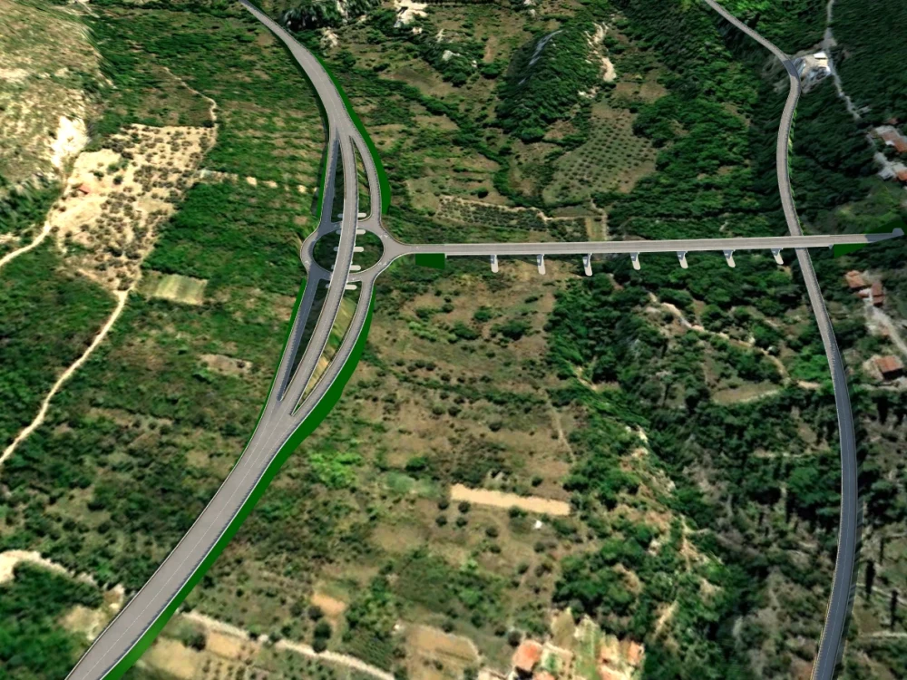 3d model of roads using Civil3d Infraworks ORD conceptsation and Lumen ...