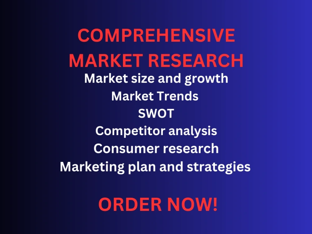 Comprehensive market research, competitor and SWOT analysis | Upwork