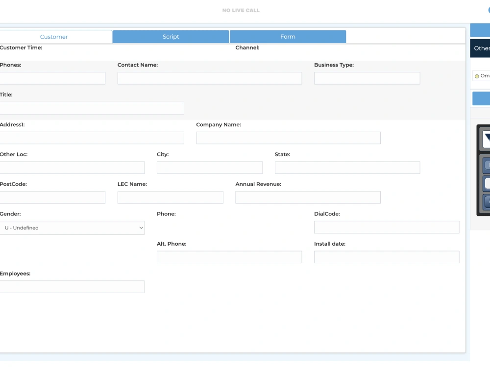 Vicidial agent and admin screen design | Upwork