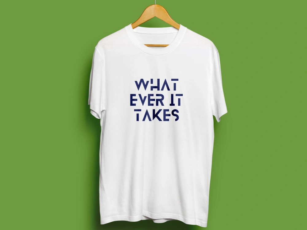 A custom and typography T-Shirt Design that makes a statement | Upwork