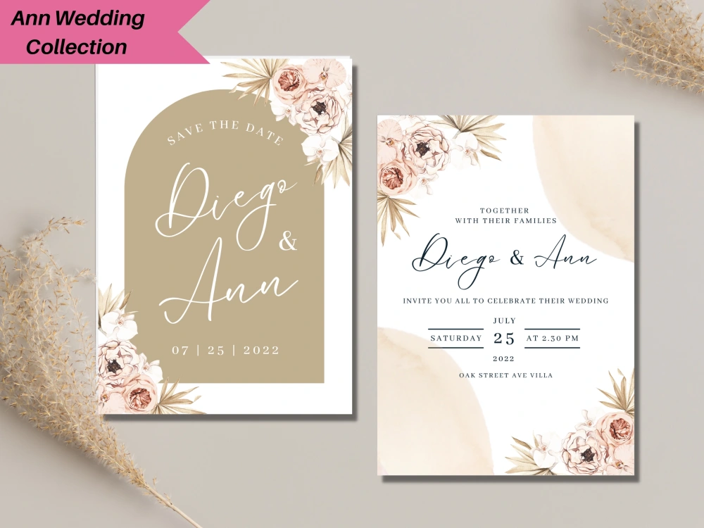 Digital Wedding Invitation, Wedding Templates | Upwork