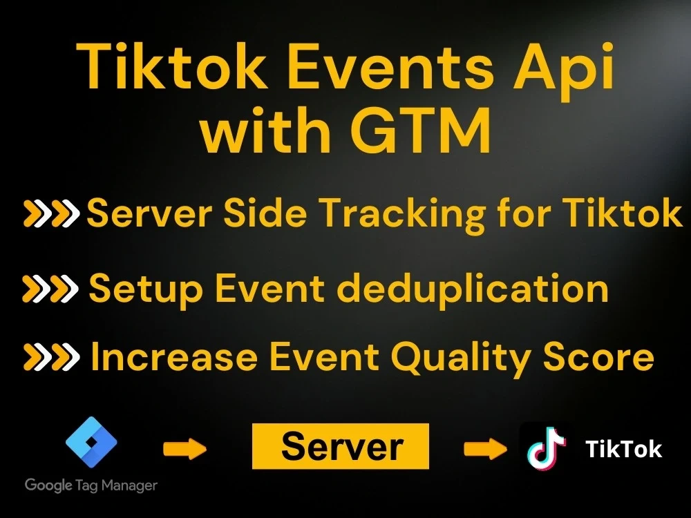 Tiktok events api, tiktok conversion api, server side tracking for tiktok | Upwork
