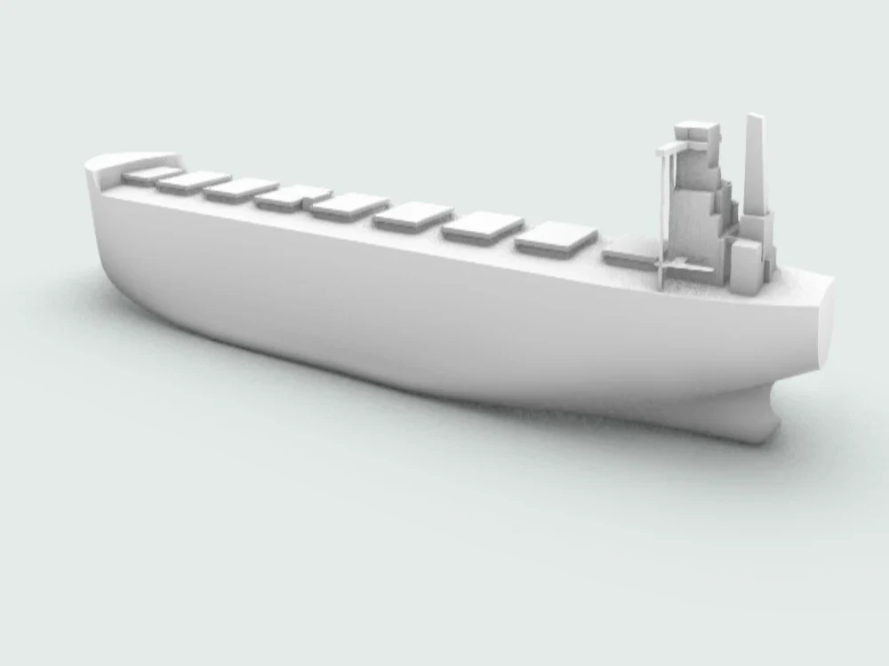 A 3D model of a ship hull | Upwork