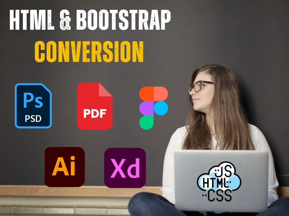 PSD / PNG / Figma to HTML CSS Material /Tailwind Responsive Website ReactJs | Upwork