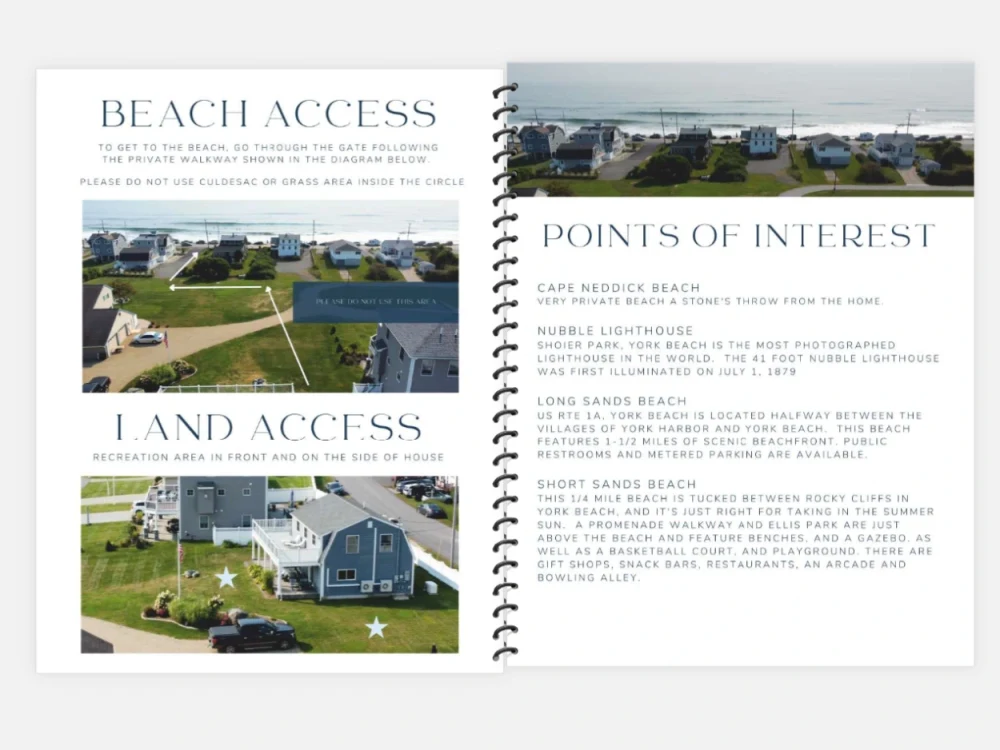 CUSTOM WELCOME PACKET for Rental Houses, Airbnb, and VRBO Vacation ...
