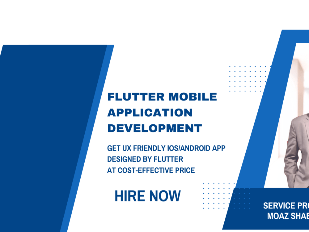 Flutter App Development Flutter Dartflutter Firebase Both Iosandroid