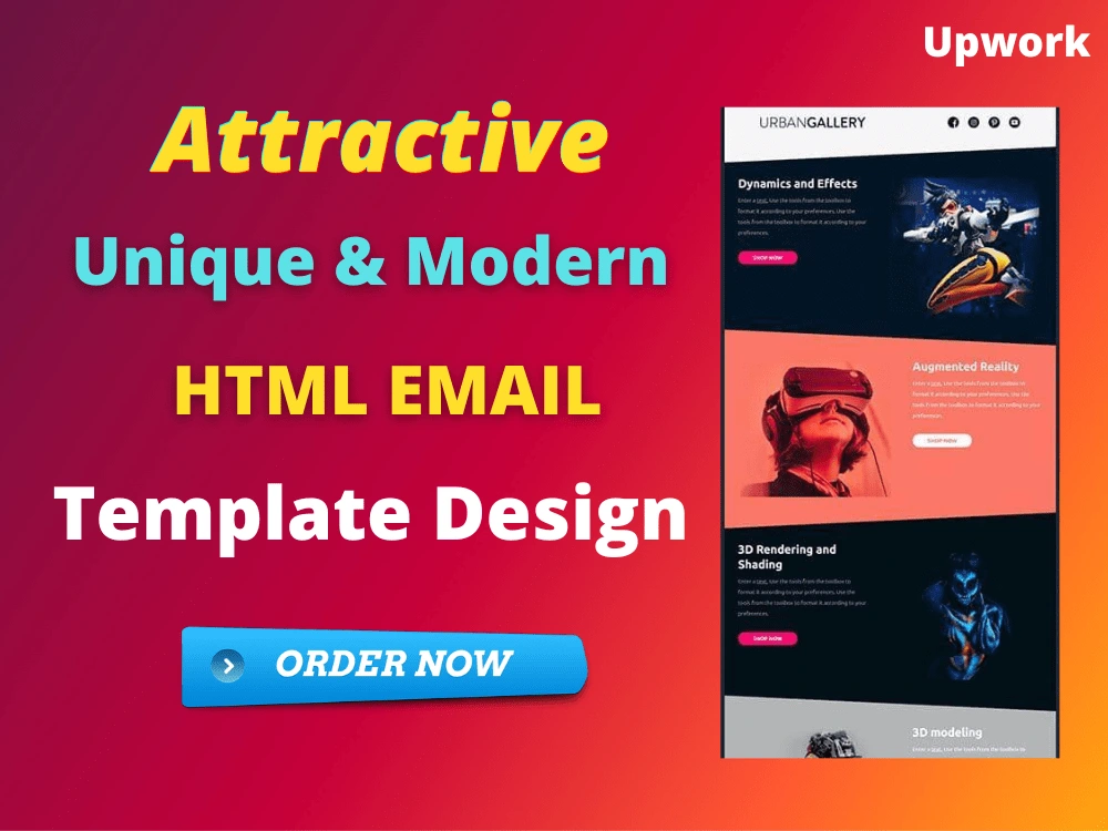 A Responsive Html Email Template Upwork